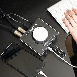 M-Audio M-Track Hub Interface USB de Monitoring 24bits avec 3 Ports ...