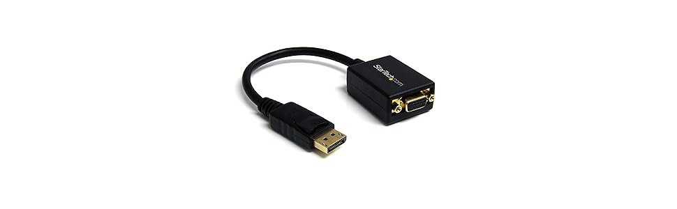 StarTech.com DisplayPort To VGA Video Adapter Converter - Active ...
