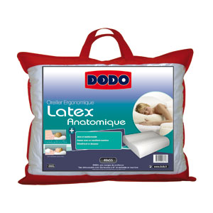 Dodo 60080.554 Oreiller Ergonomique Latex 55 cm x 40 cm: Amazon.fr ...