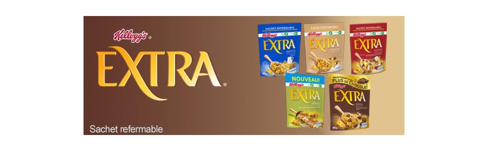 Kellogg's Céréales Extra aux Fruits et noix - 1,5kg : Amazon.fr: Epicerie