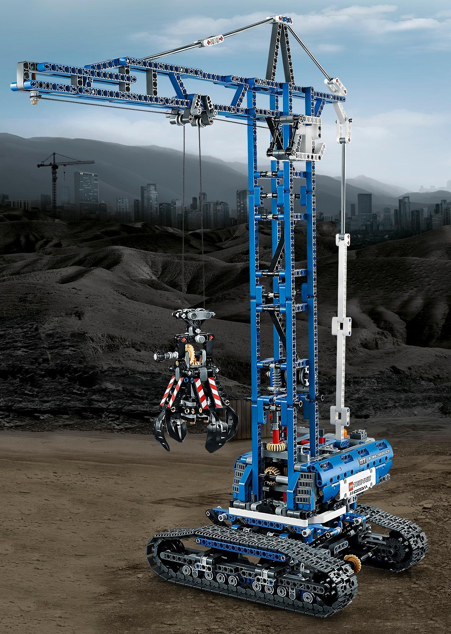 LEGO Technic - 42042 - Jeu De Construction - La Grue Sur Chenilles ...