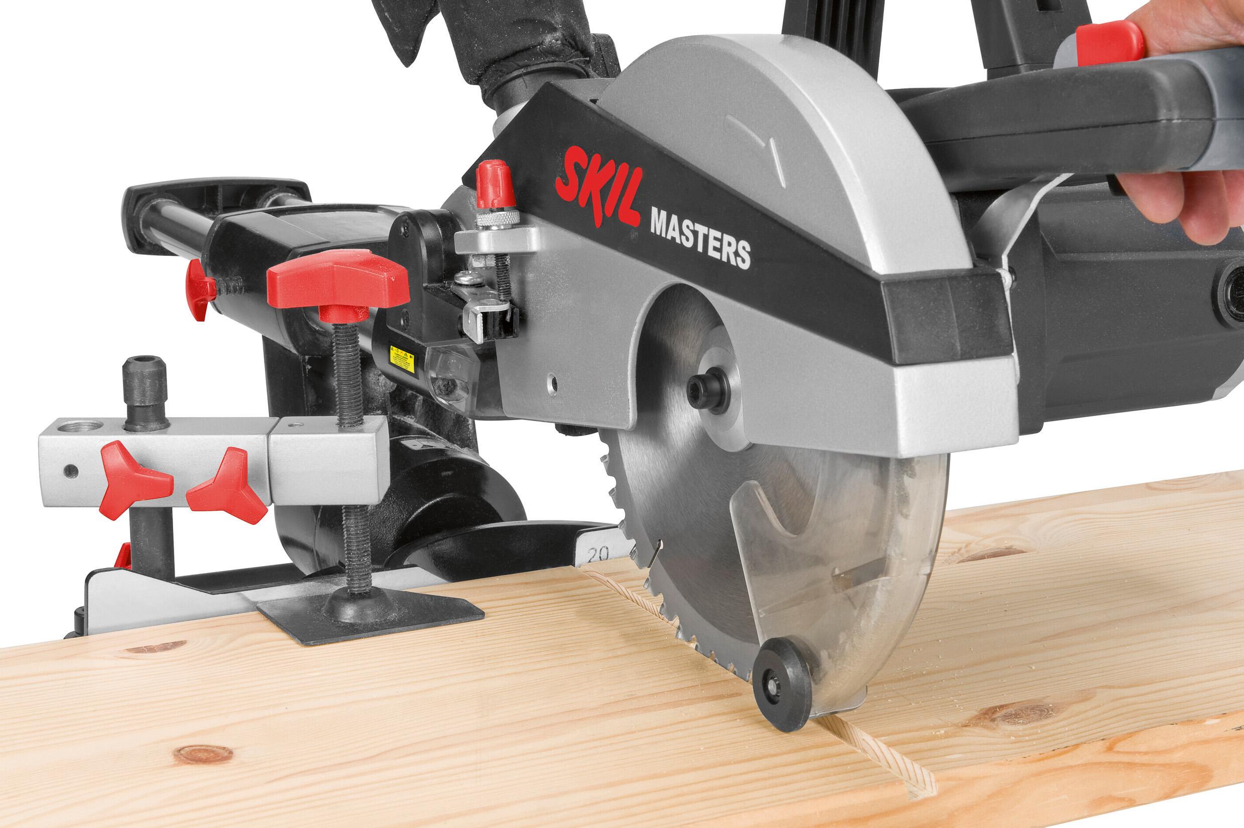 Skil Master 3855MA Scie a Onglet Professionnelle 1500W + accessoires ...