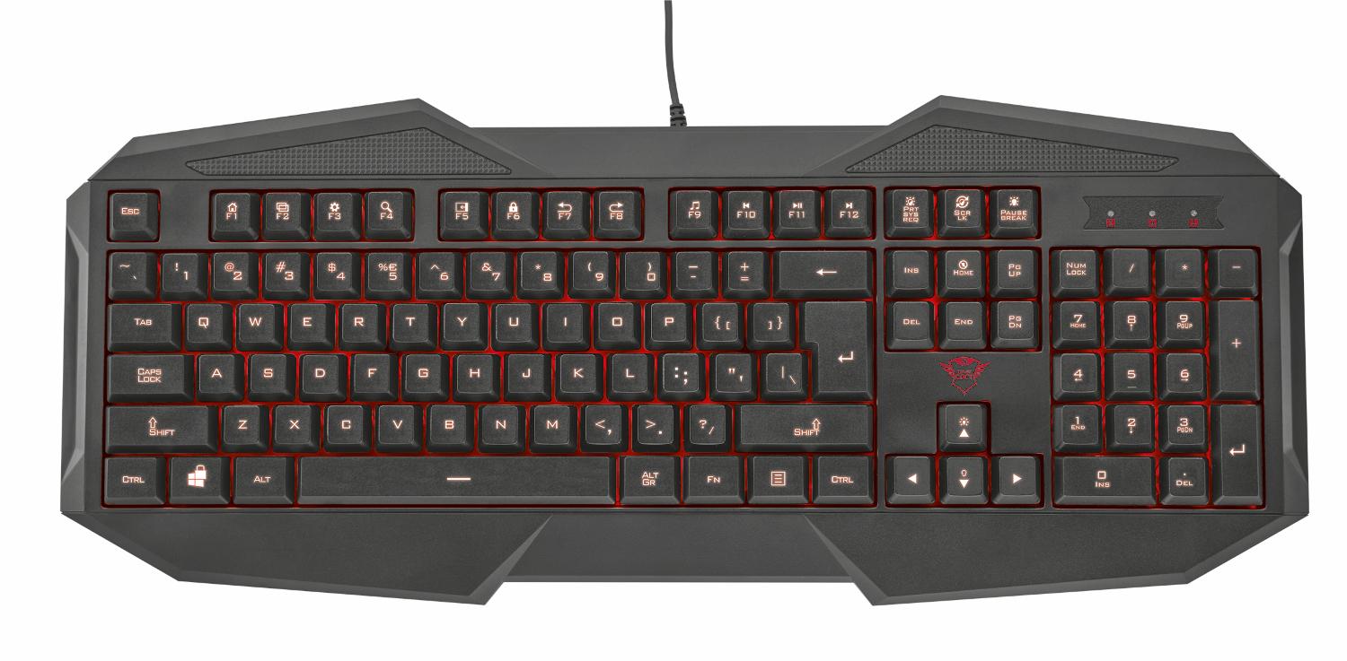 Trust Gaming GXT 830 Clavier Gaming Noir: Amazon.fr: Informatique