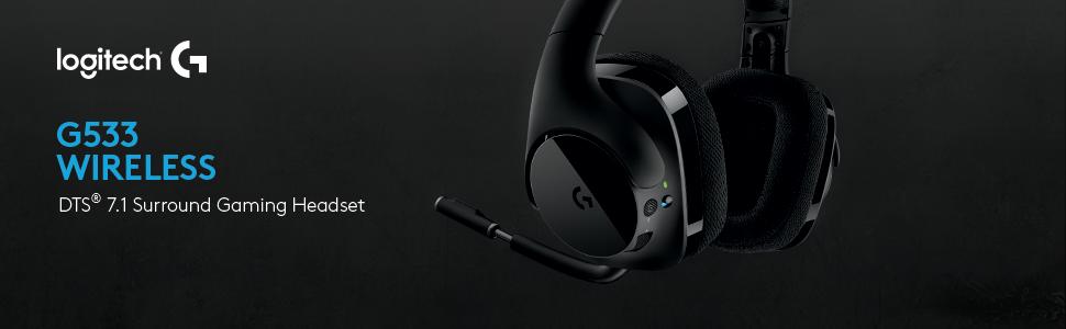 Logitech G533 Casque Gaming sans Fil avec Son Surround DTS 7.1: Amazon ...