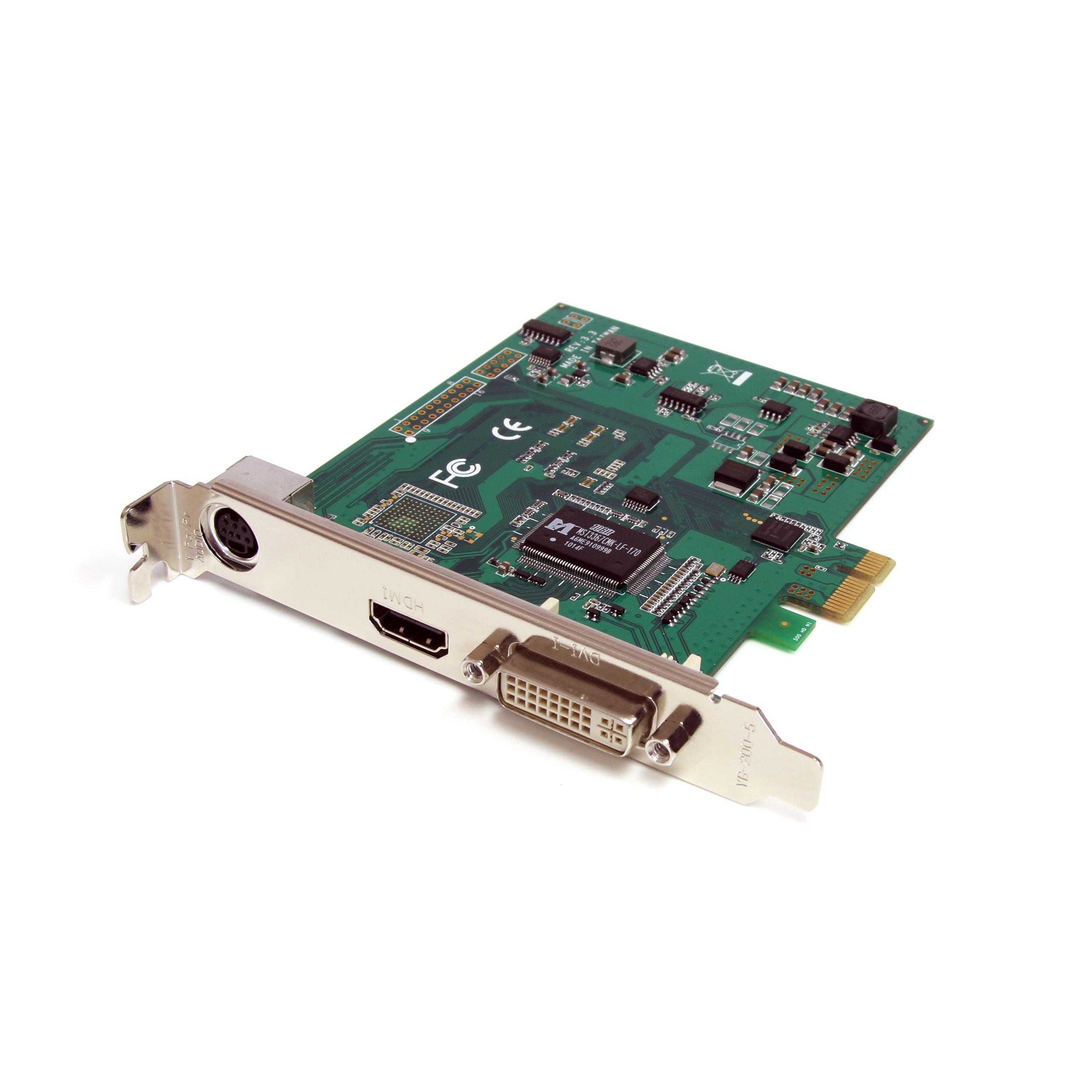 StarTech.com Carte d'acquisition vidéo HD PCI Express 1080p30 - HDMI ...