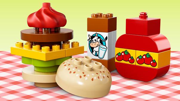Amazon | レゴ (LEGO) デュプロ ハンバーガーあそびセット 10566 | ブロック | おもちゃ