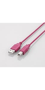 Amazon | エレコム USBケーブル USB2.0 A-Bタイプ 2m ブラック U2C-BN20BK | ELECOM(エレコム) | パソコン・周辺機器 通販