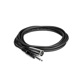 Amazon.co.jp： Hosa STX-105M 1.5m ステレオフォンオス-XLRオス オーディオケーブル: 楽器