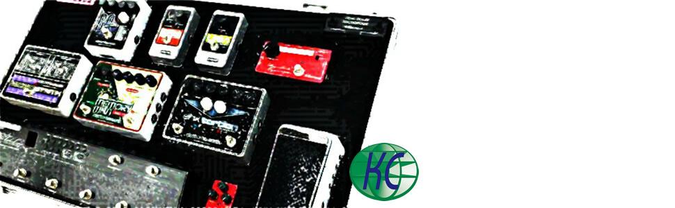 Amazon | KC エフェクターケース EC-45/BK ブラック (内寸 355 x 250 x 55+20mm) | エフェクターケース | 楽器