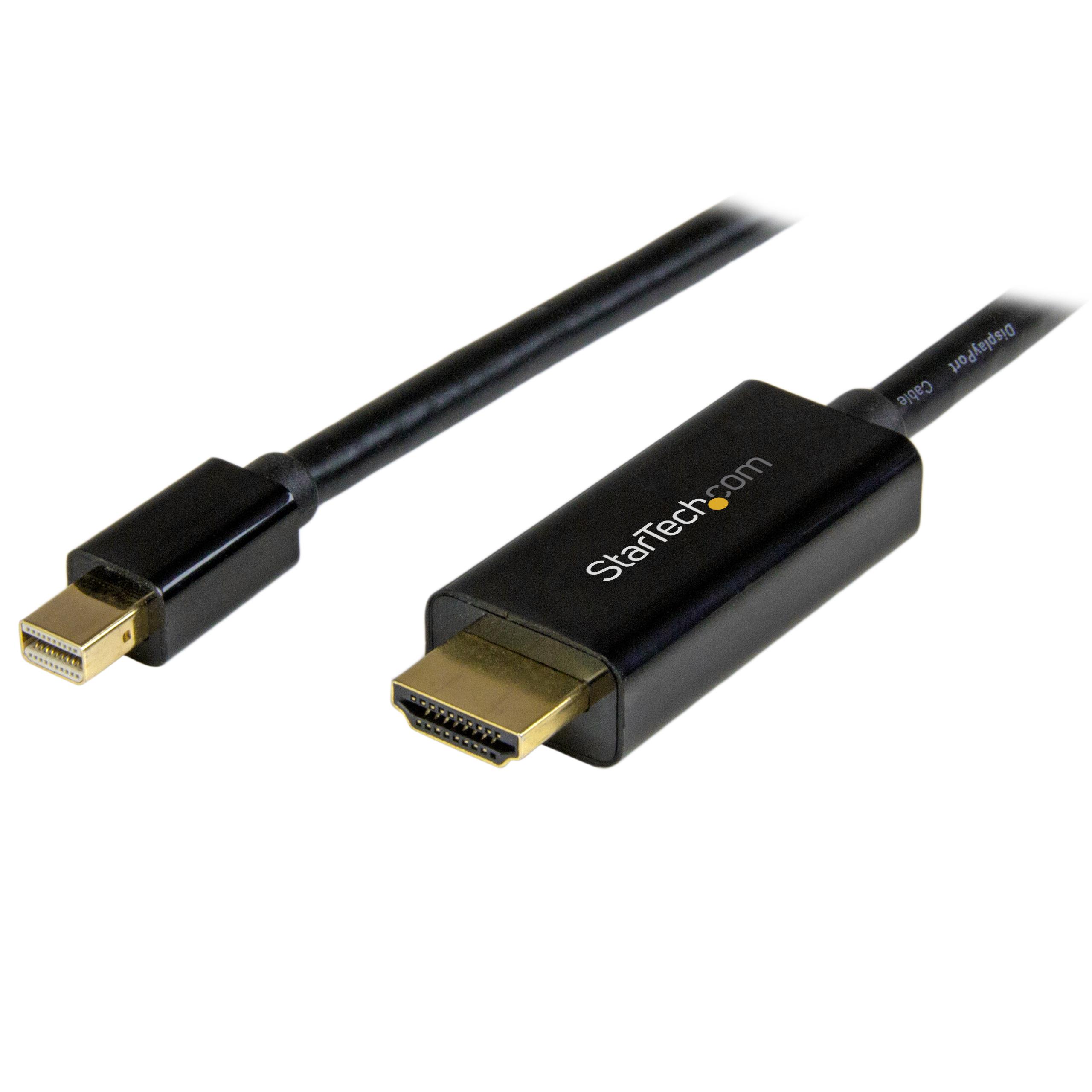 Amazon | StarTech.com Mini DisplayPort - HDMI変換アダプタケーブル 2m 4K対応 ミニ ...