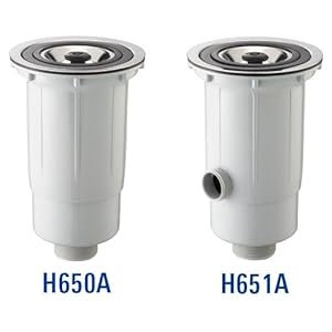 Amazon | SANEI 流し部品 防臭ワン Y型 グレー H650A-H2 | 排水用皿