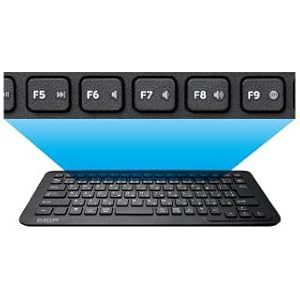Amazon.co.jp： エレコム ワイヤレスキーボード Bluetooth ミニタイプ Windows・Mac・iOS・Android対応 ブラック TK-FBP083BK: パソコン・周辺機器