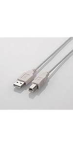 Amazon | エレコム USBケーブル USB2.0 A-Bタイプ 2m ブラック U2C-BN20BK | ELECOM(エレコム) | パソコン・周辺機器 通販