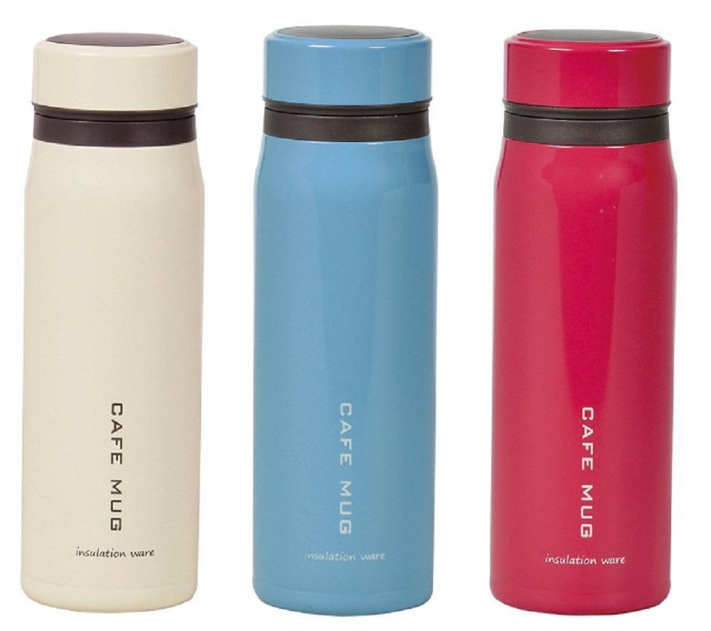 Amazon.co.jp : パール金属 水筒 500ml 直飲み 軽量 ステンレス マグボトル レッド カフェマグ HB-2604 : ホーム＆キッチン