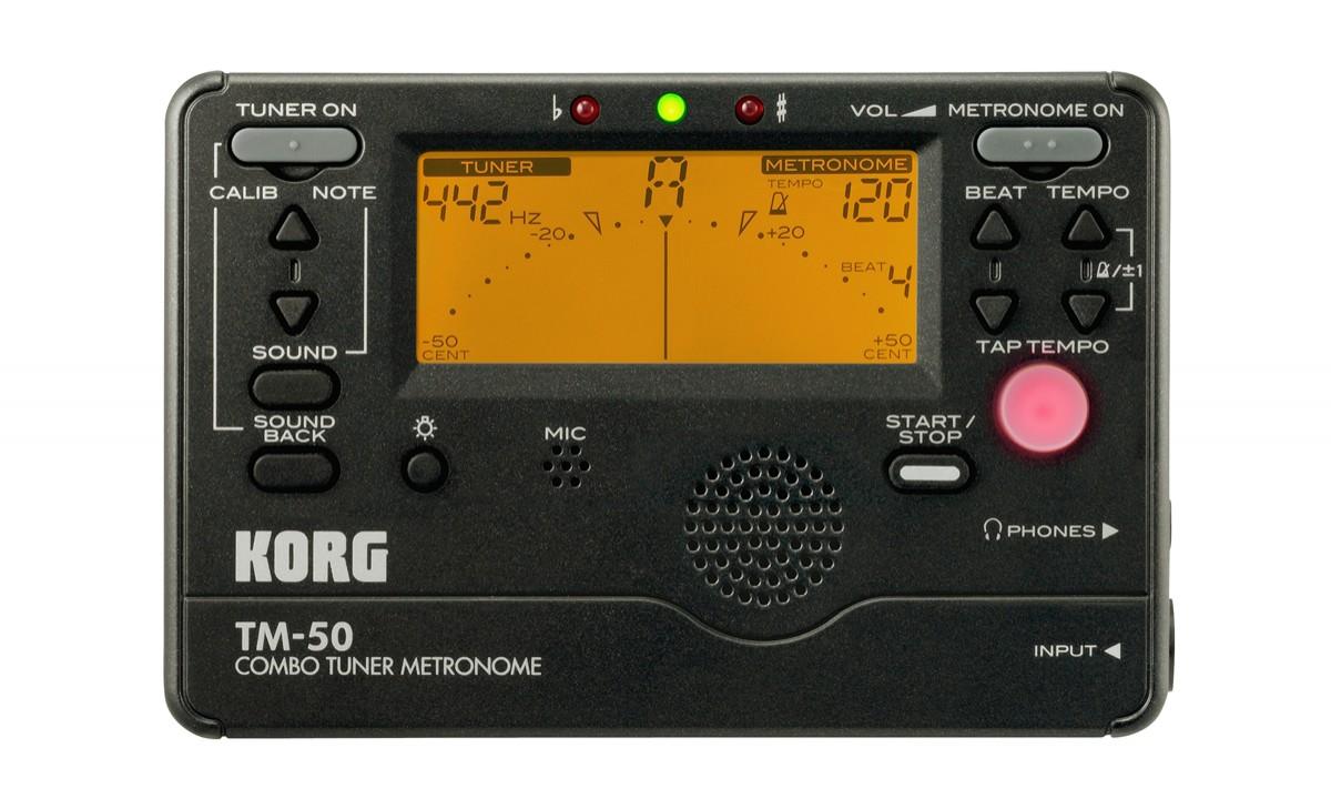 Amazon | KORG チューナー/メトロノーム TM-50 BK ブラック | チューナー | 楽器