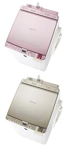 Amazon | シャープ 洗濯乾燥機 タテ型 プラズマクラスター搭載 8Kg ピンク ES-GX8A-P | シャープ(SHARP) | 洗濯乾燥機 通販