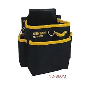 Amazon | デンサン 電工キャンバスハイポーチ(コンパクト) ND-860M | 腰袋・釘袋