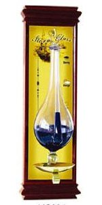 Ambient Weather B1025C Antique Storm Glass Wall Mount Liquid Barometer ...