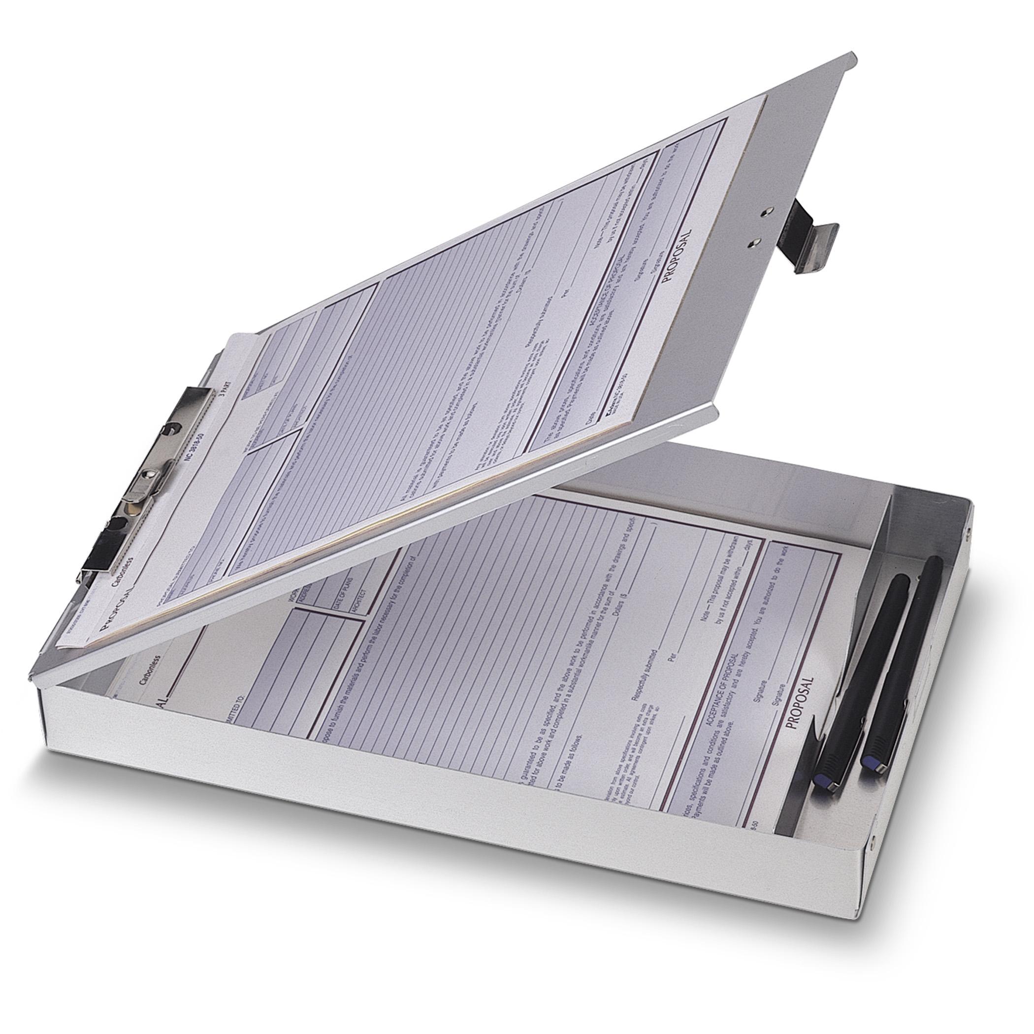 OfficemateOIC Aluminum Forms Storage Clipboard, 8.5 x 12 Inch (83200 ...