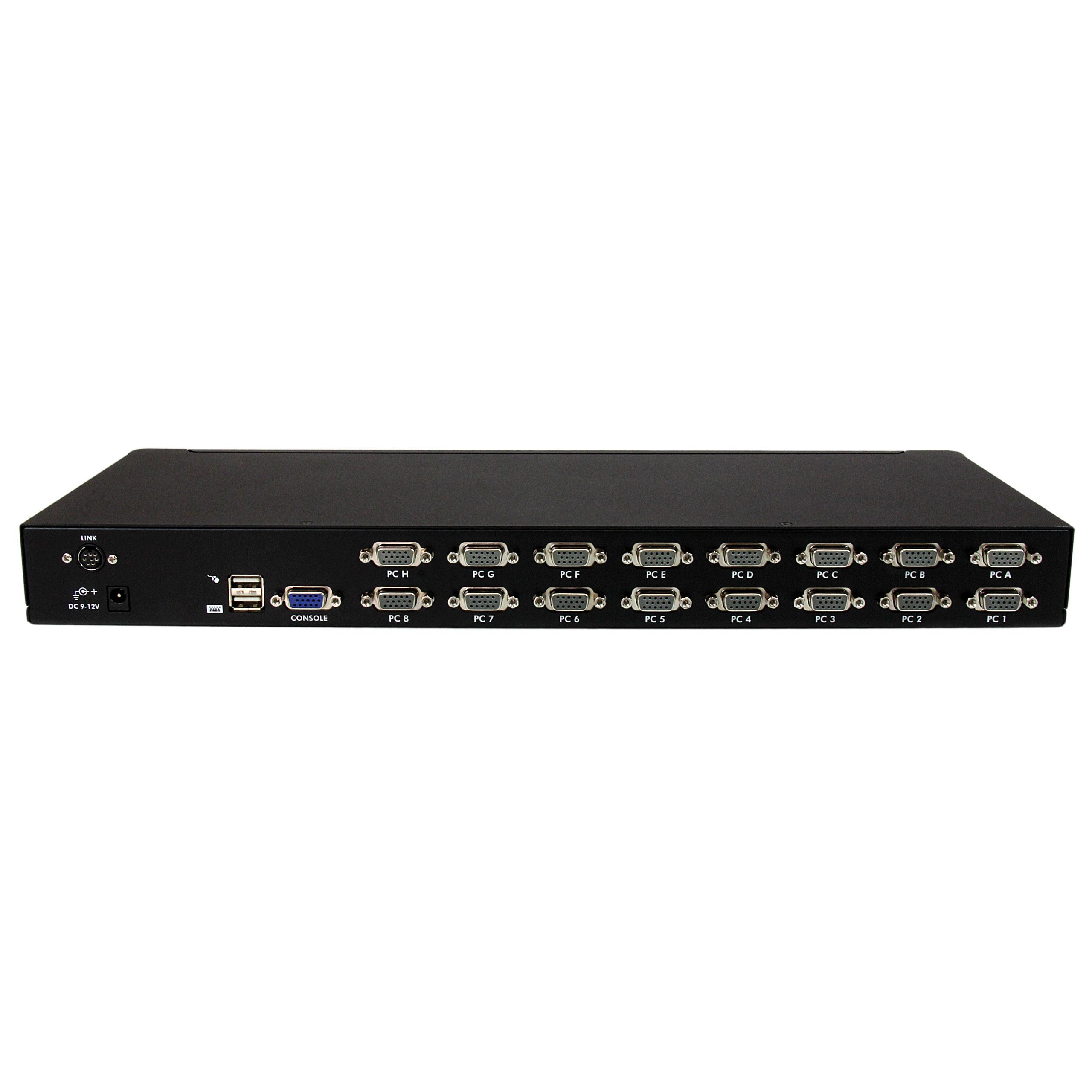 StarTech.com 16 Port 1U RackMount USB KVM Switch Kit with OSD and ...