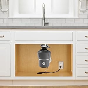 InSinkErator Evolution Cover Control Plus 3/4 HP Batch Feed Garburator ...