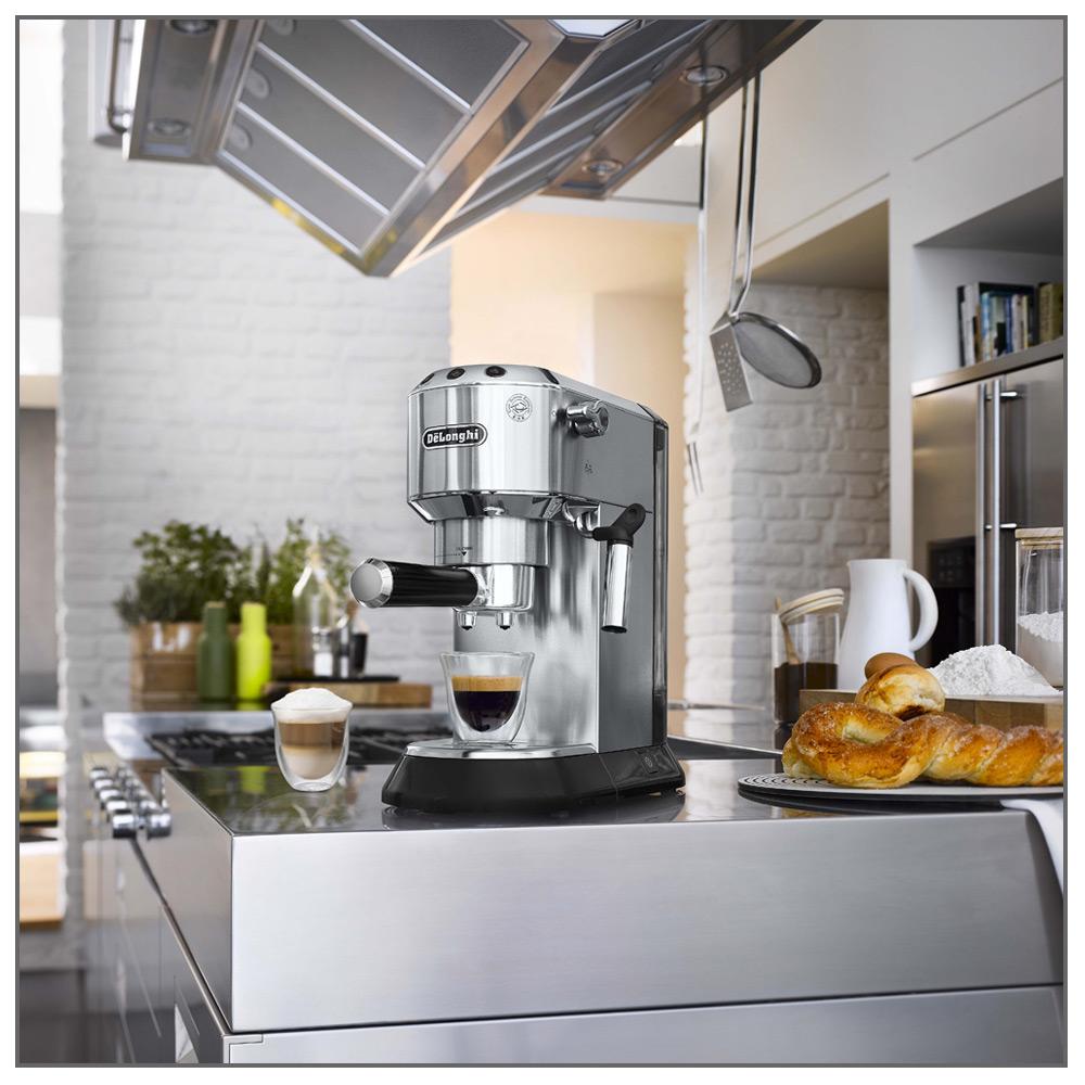 DeLonghi EC680 Dedica 15 Bar Slim Espresso and Cappuccino Machine with ...
