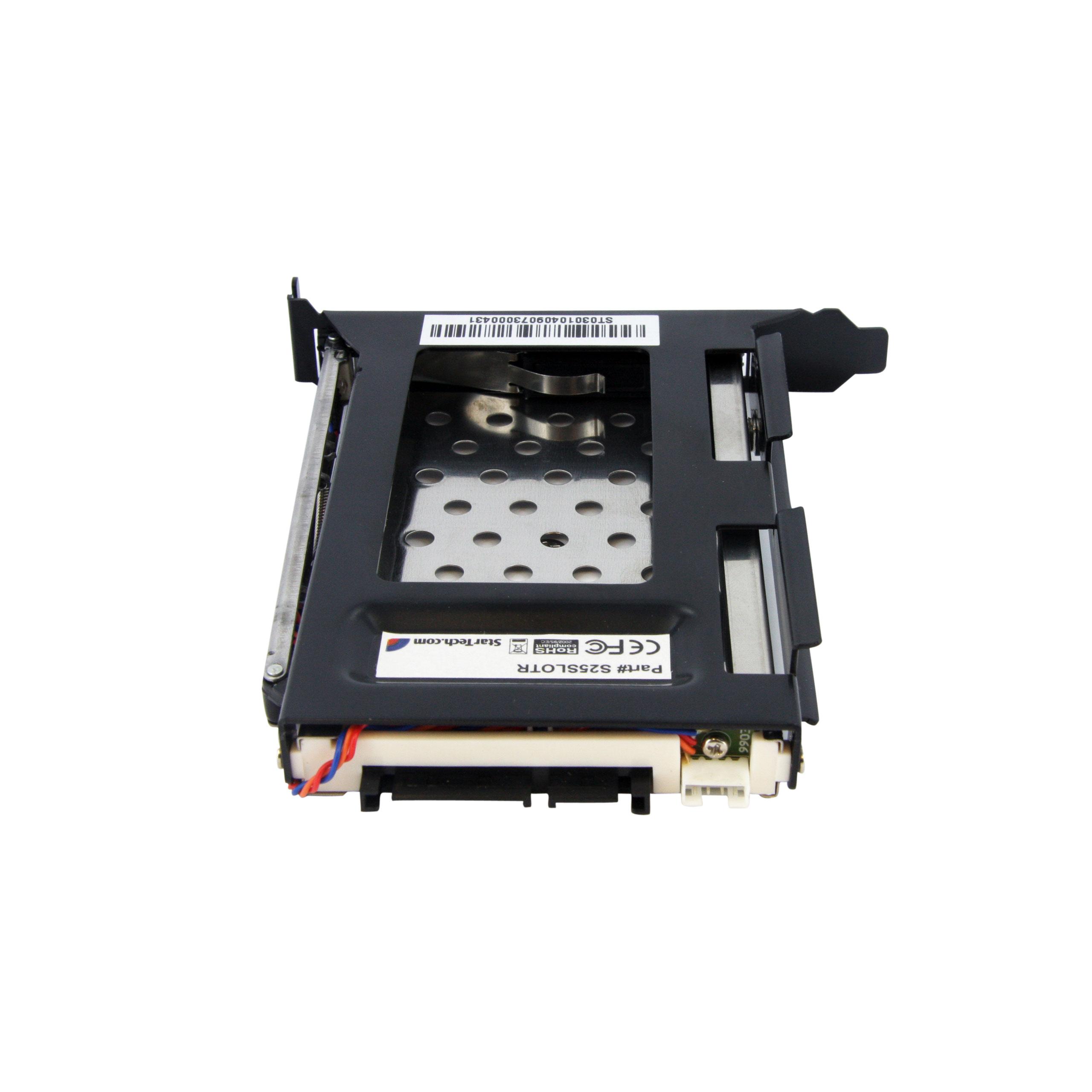 StarTech.com 2.5in SATA Removable Hard Drive Bay for PC Expansion Slot ...