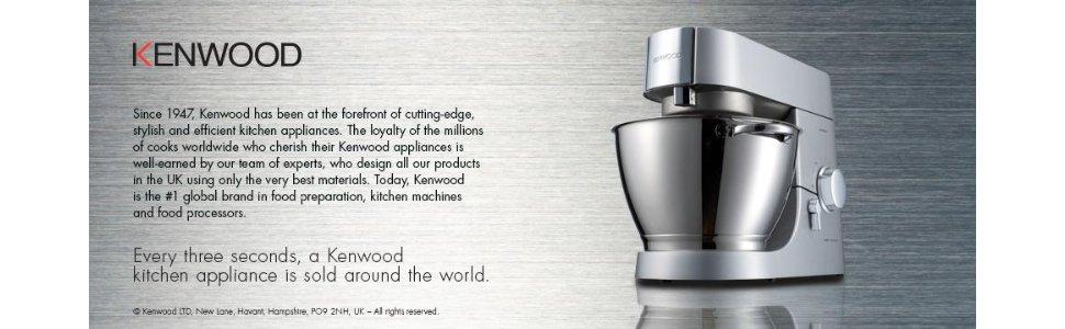 Kenwood KMC011 Chef Stand Mixer Kitchen Machine, Silver: Amazon.ca ...