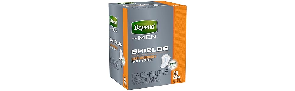 Depend Shields for Men, 58 Count: Amazon.ca: Health & Personal Care