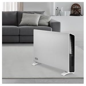 De'Longhi Convector Panel Heater, Full Room Quiet 1500W, Freestanding ...