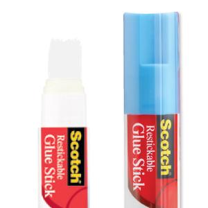 Scotch Acid-Free Restickable Glue Stick, 0.20 Ounces, 5.68g (6307 ...