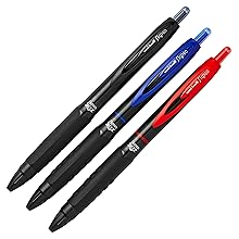 uni-ball Gel Grip Stick Medium Point Gel Pens, 12 Blue Ink Pens(65451 ...