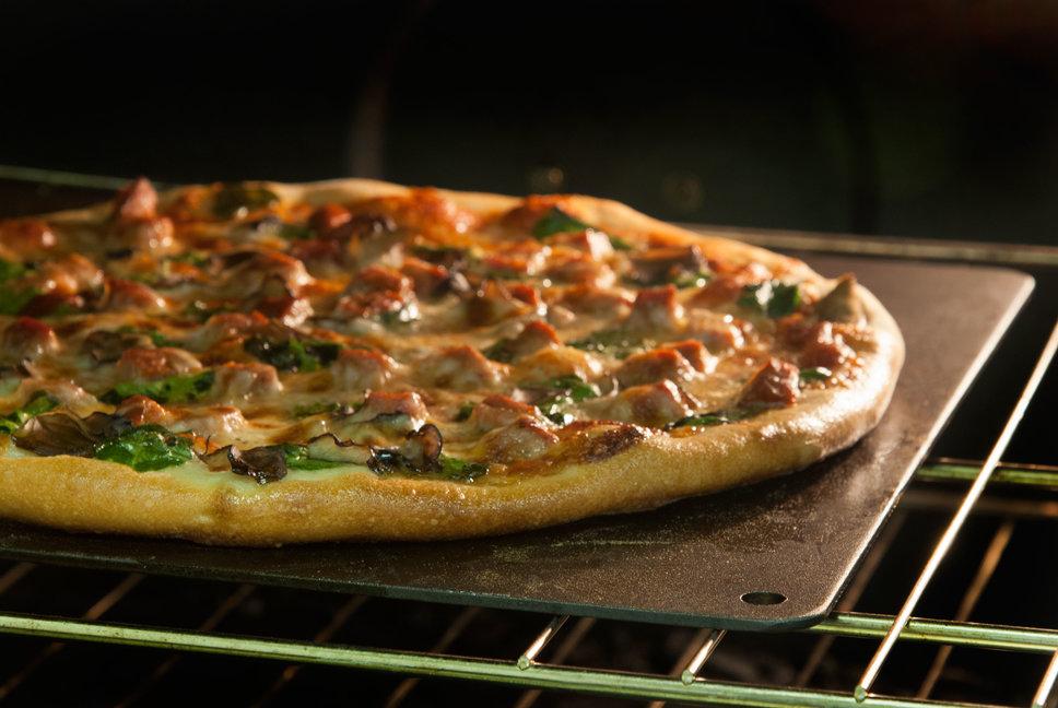 Pizzacraft Square Steel Baking Plate for Kitchen or Barbeque Grill, 14 ...