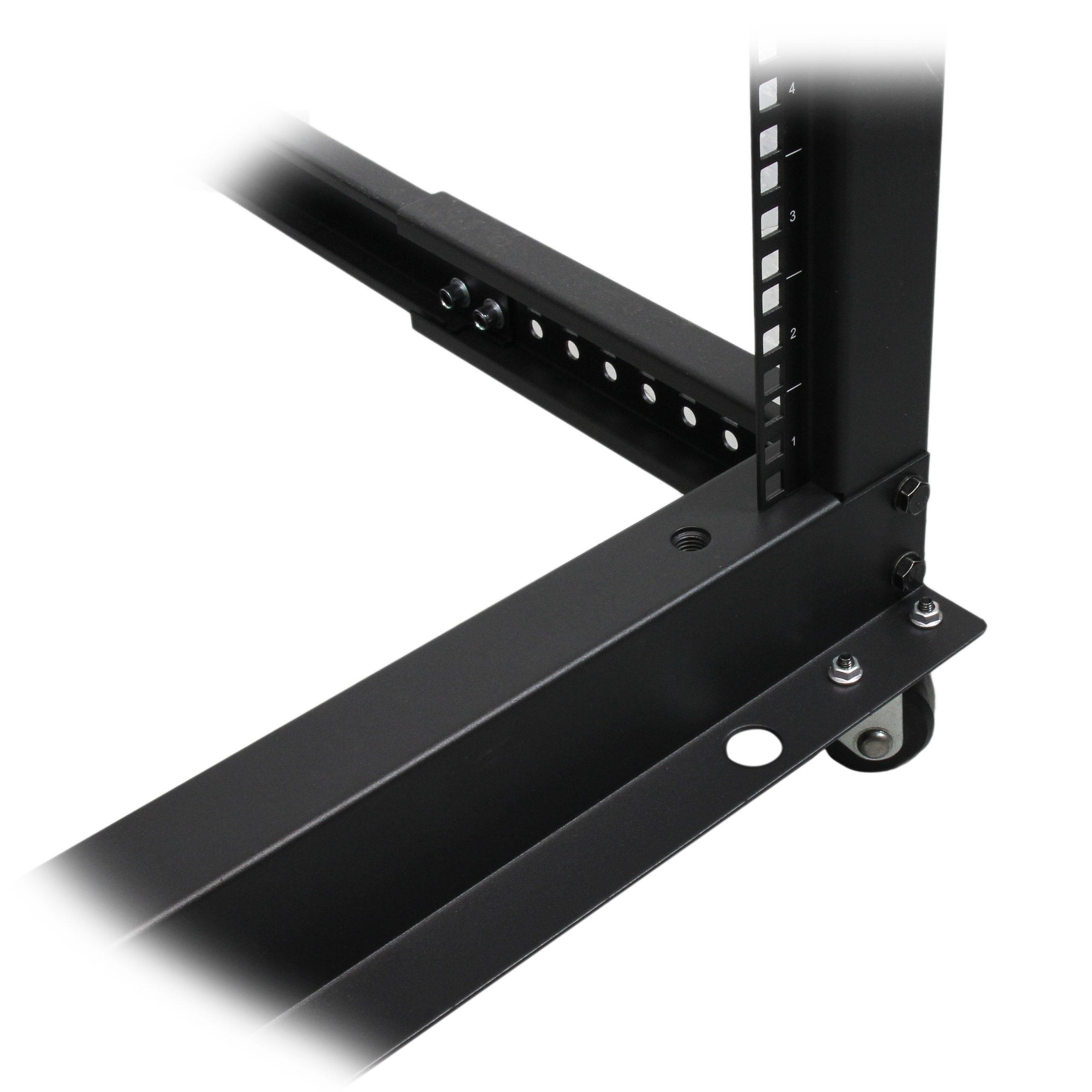 StarTech.com 42U Open Frame Server Rack - 4 Post Adjustable Depth (22" to 40") Network Equipment ...