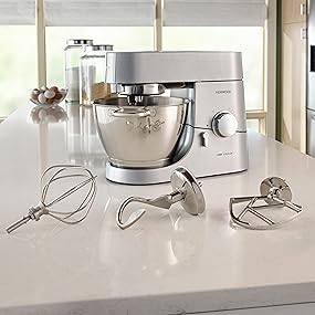 Kenwood KMC011 Chef Stand Mixer Kitchen Machine, Silver: Amazon.ca ...