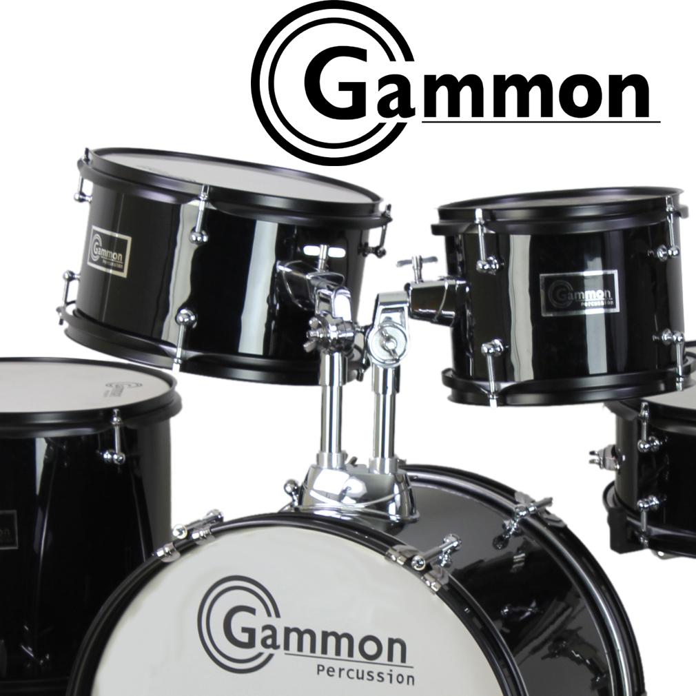 Gammon 5-Piece Junior Starter Drum Kit with Cymbals, Hardware, Sticks ...