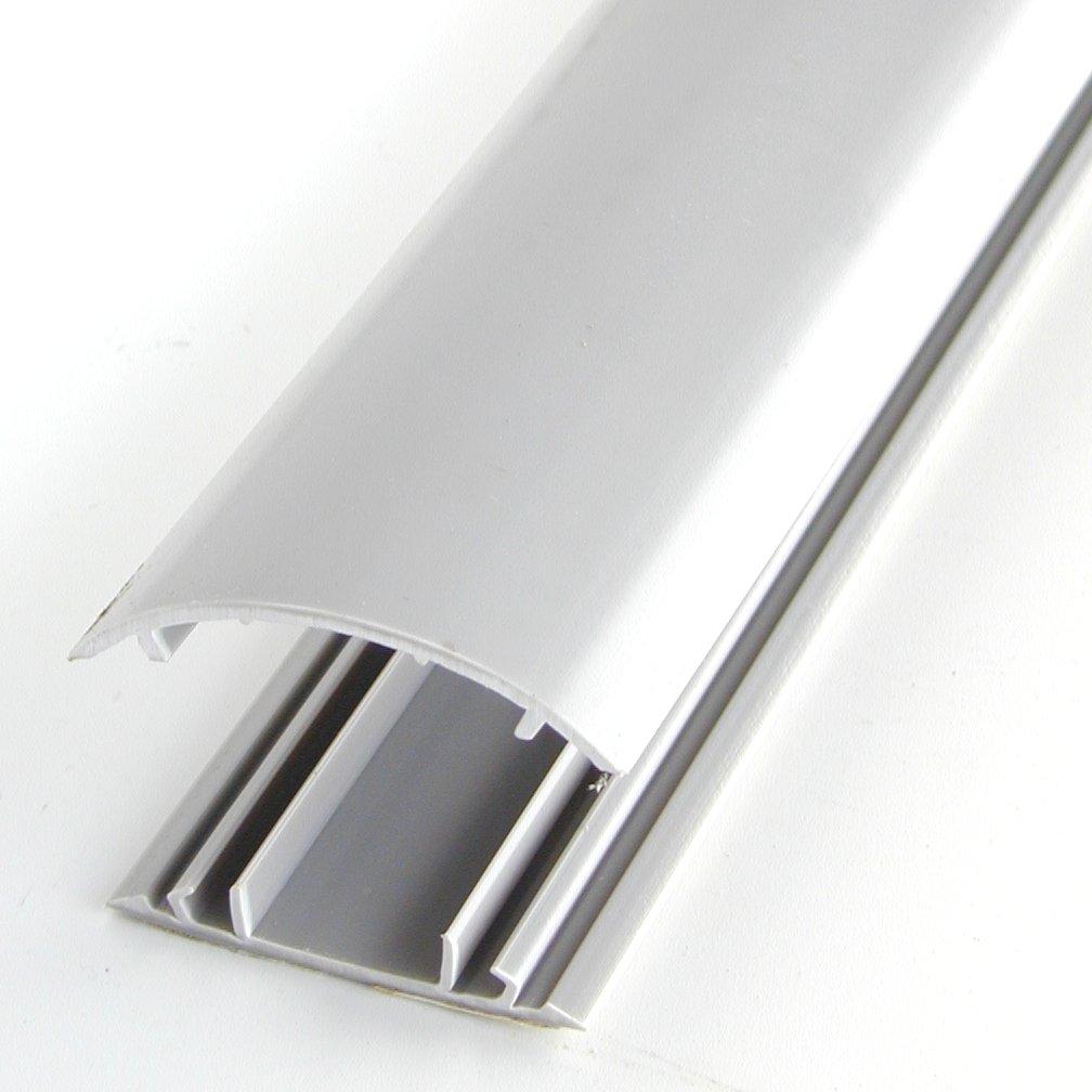 StarTech.com 6 ft 2in Wide Grey Floor Cable Duct with Guard - Cable ...