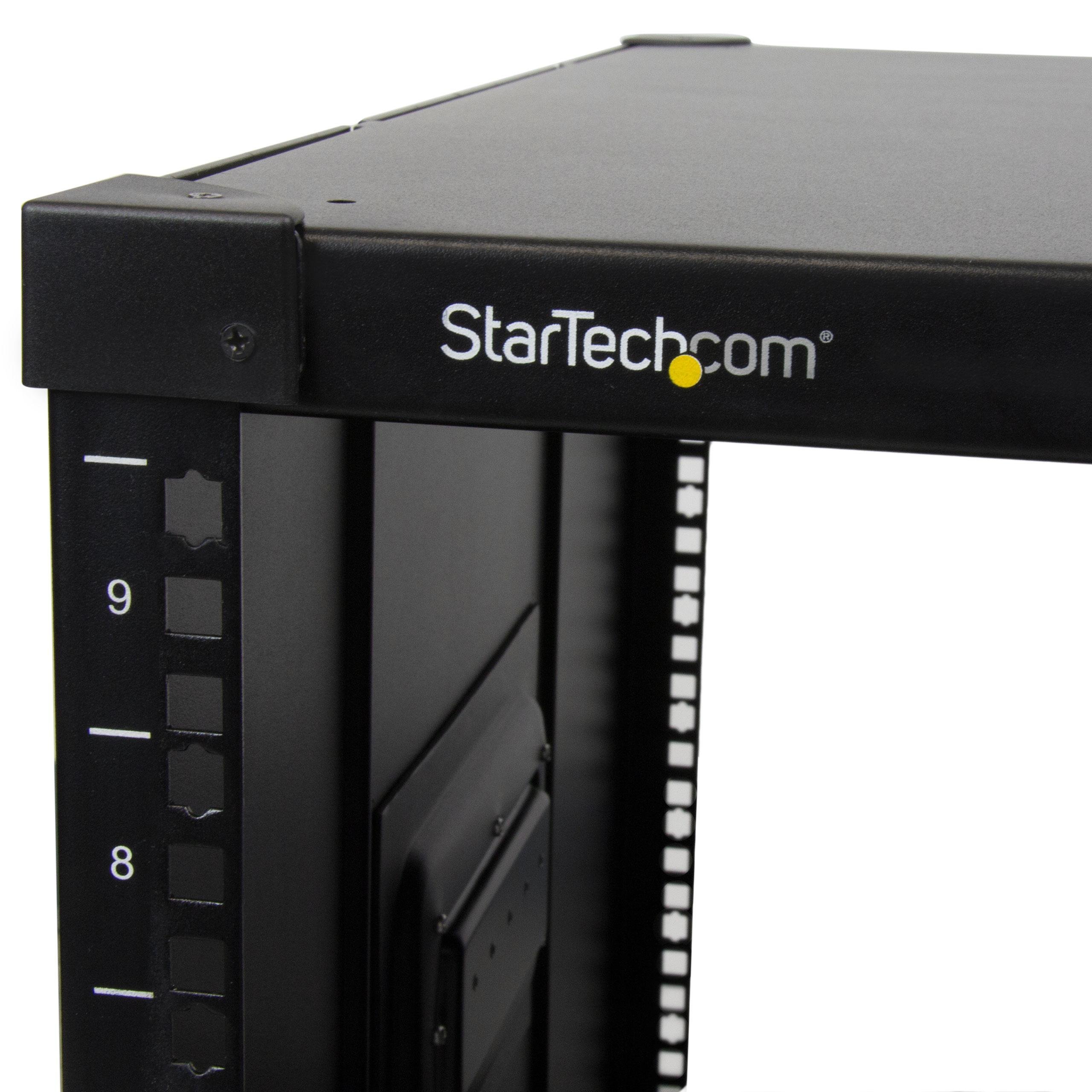 StarTech.com Portable Server Rack with Handles-Rolling Cabinet-9U ...