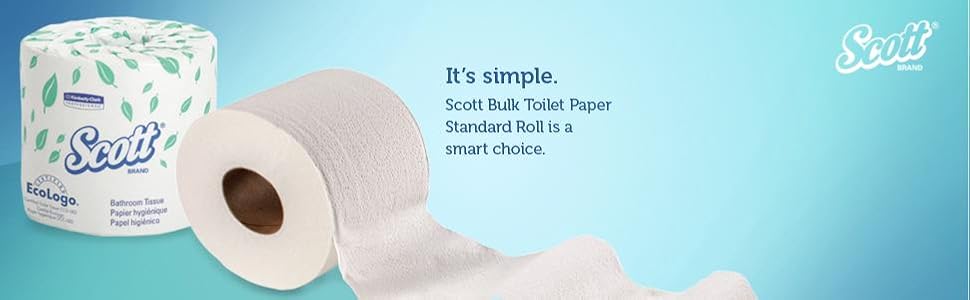 Scott Bulk Toilet Paper (04460), Individually Wrapped Standard Rolls, 2 ...