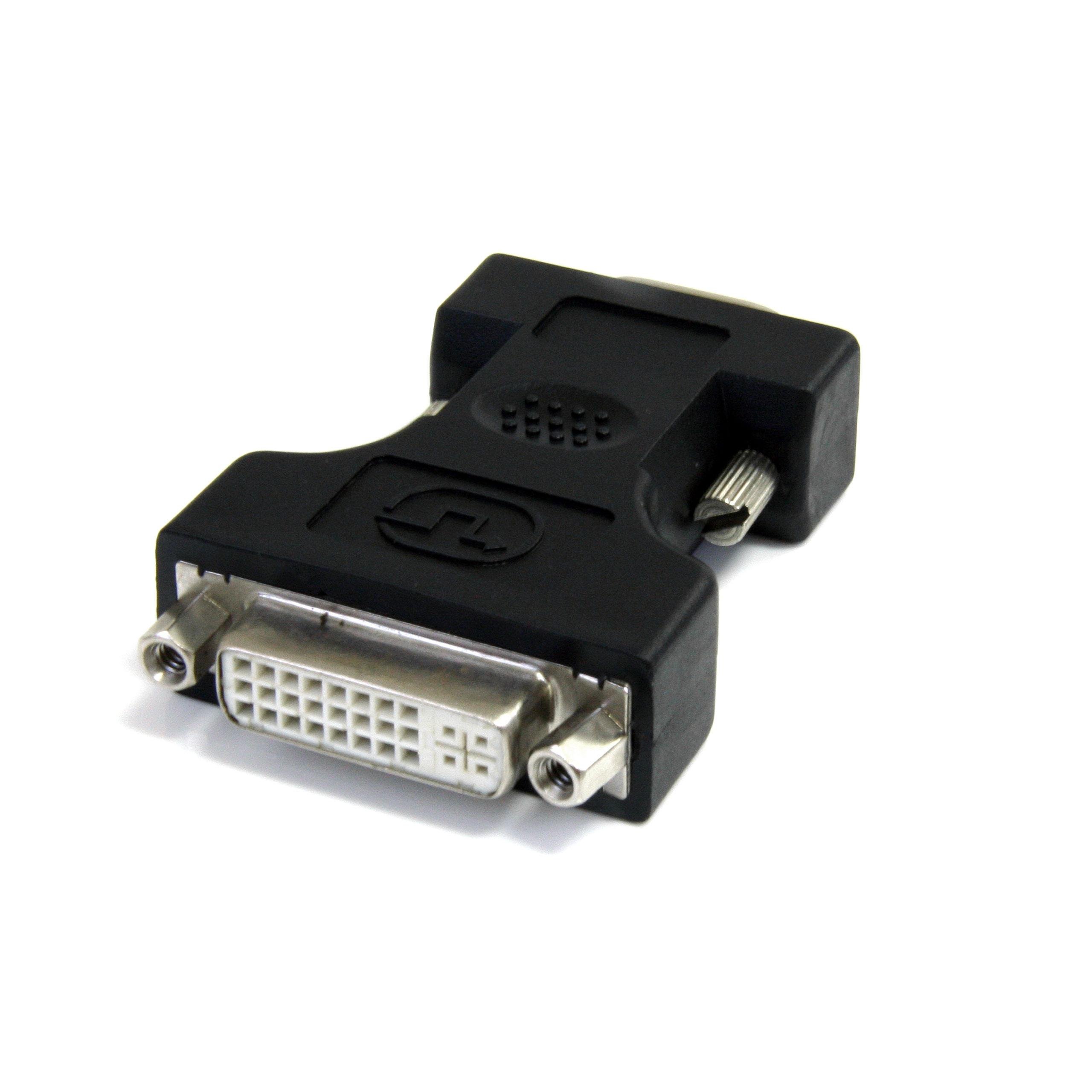 StarTech.com DVI-I to VGA Cable Adapter - Black - F / M - DVI I to VGA ...