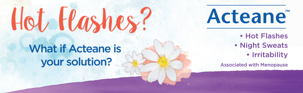 Boiron Acteane, 120 Tablets, Homeopathic Medicine for hot flashes ...