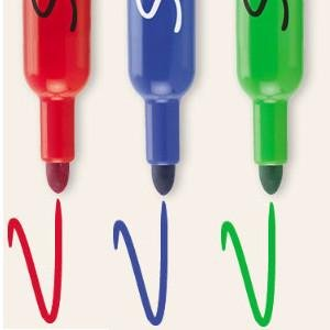 Sharpie FLIP CHART Marker Flipchart, Marker Bullet, Box of 8, Assorted ...