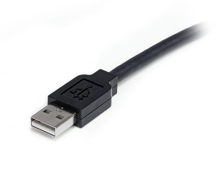 StarTech.com 15m USB 2.0 Active Extension Cable - M/F - 15 meter USB 2. ...