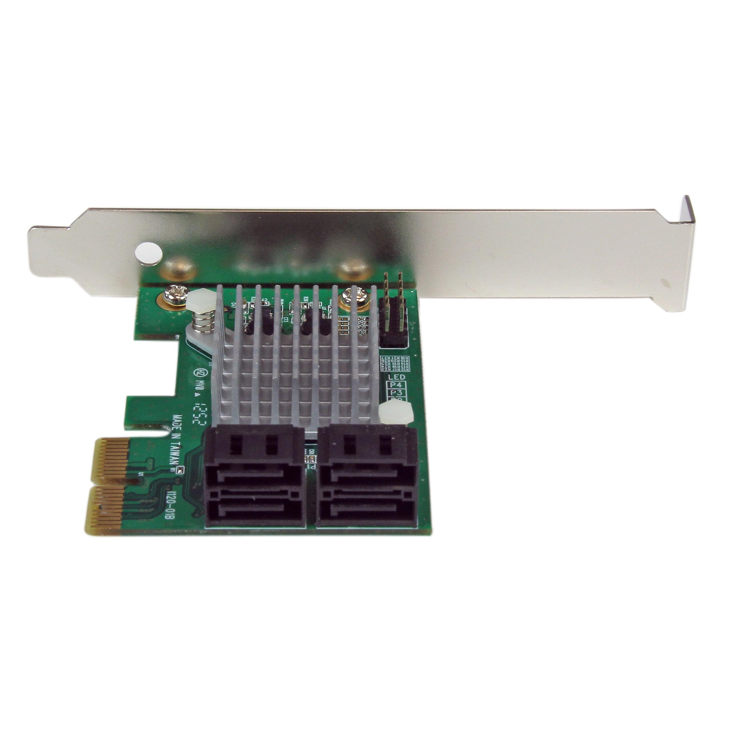 StarTech.com PEXSAT34RH 4 Port PCI Express SATA III 6Gbps RAID ...