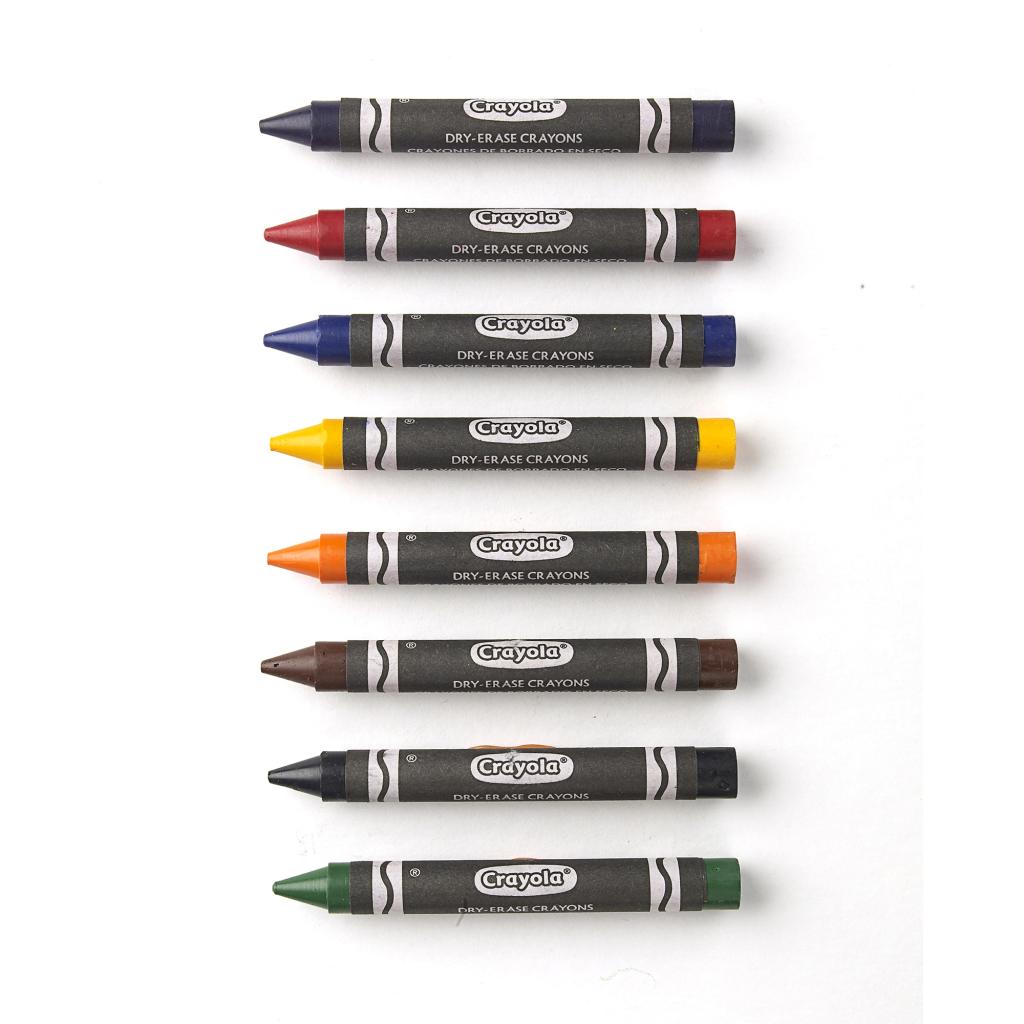 Crayola 8 Dry Erase Crayons, School and Craft Supplies, Gift for Boys ...