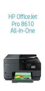 HP OfficeJet Pro 8610 Wireless All-in-One Photo Printer with Mobile ...