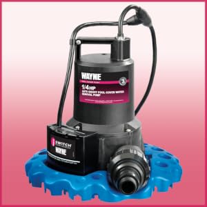 Wayne PC2 1/10 HP Portable Transfer Water Pump with Suction Hose and ...
