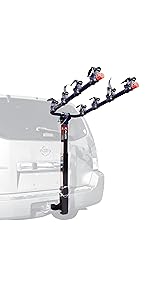 Allen Sports Deluxe 5-Bike Hitch Mount Rack with 2-Inch Receiver ...
