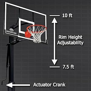 Silverback B5402W 60-Inch SB-60 In-Ground Basketball System with ...