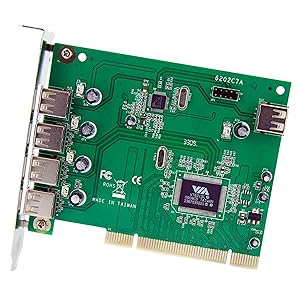 StarTech.com 7 Port PCI USB Card Adapter - PCI to USB 2.0 Controller ...